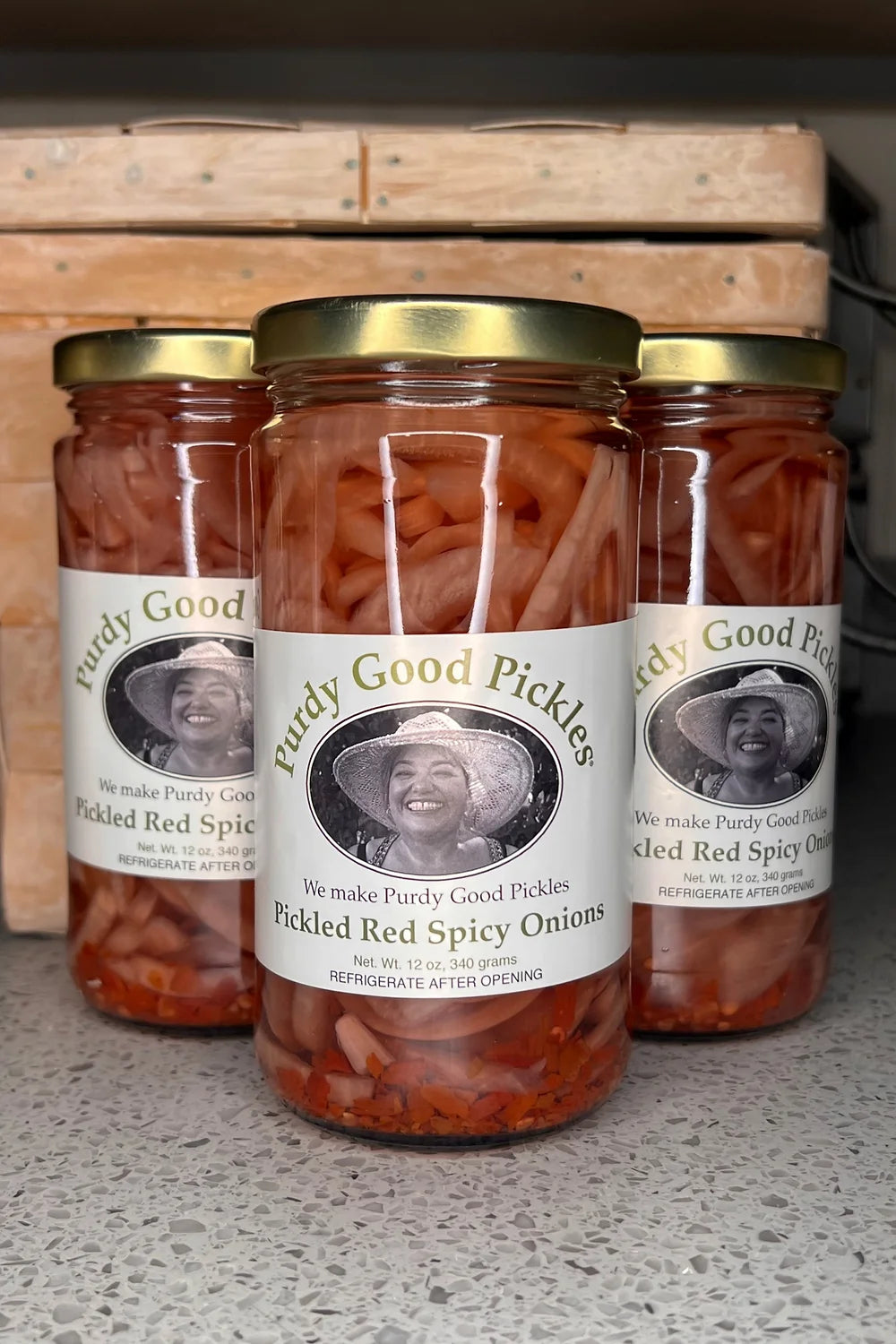 Purdy Good Pickles Spicy Red Onions – Local Yokels