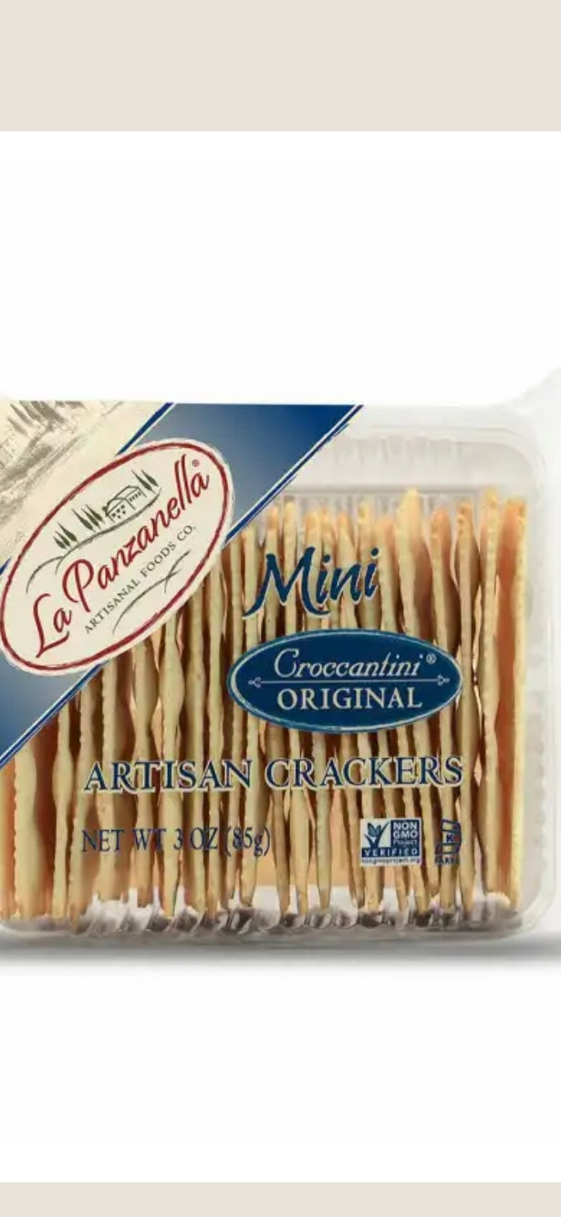 La Panzanella Mini Croccantini Original Artisan Crackers – Local Yokels