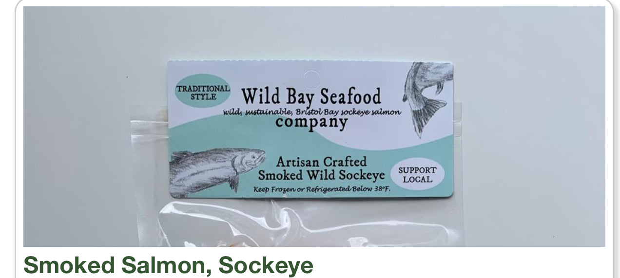 Wild Bay Seafood Co. Smoked Sockeye Salmon – Local Yokels