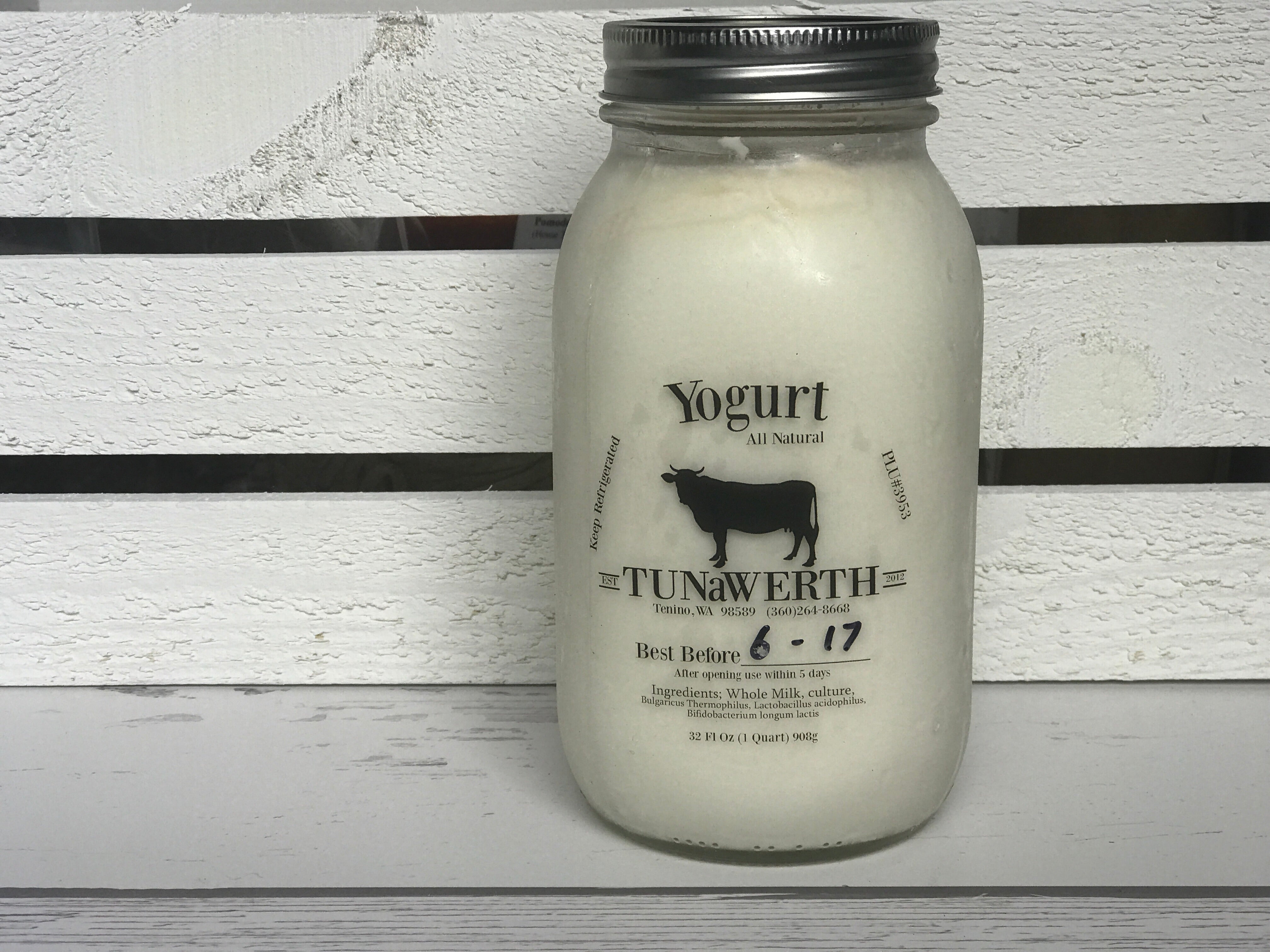 Tunawerth Creamery Plain Yogurt – Local Yokels