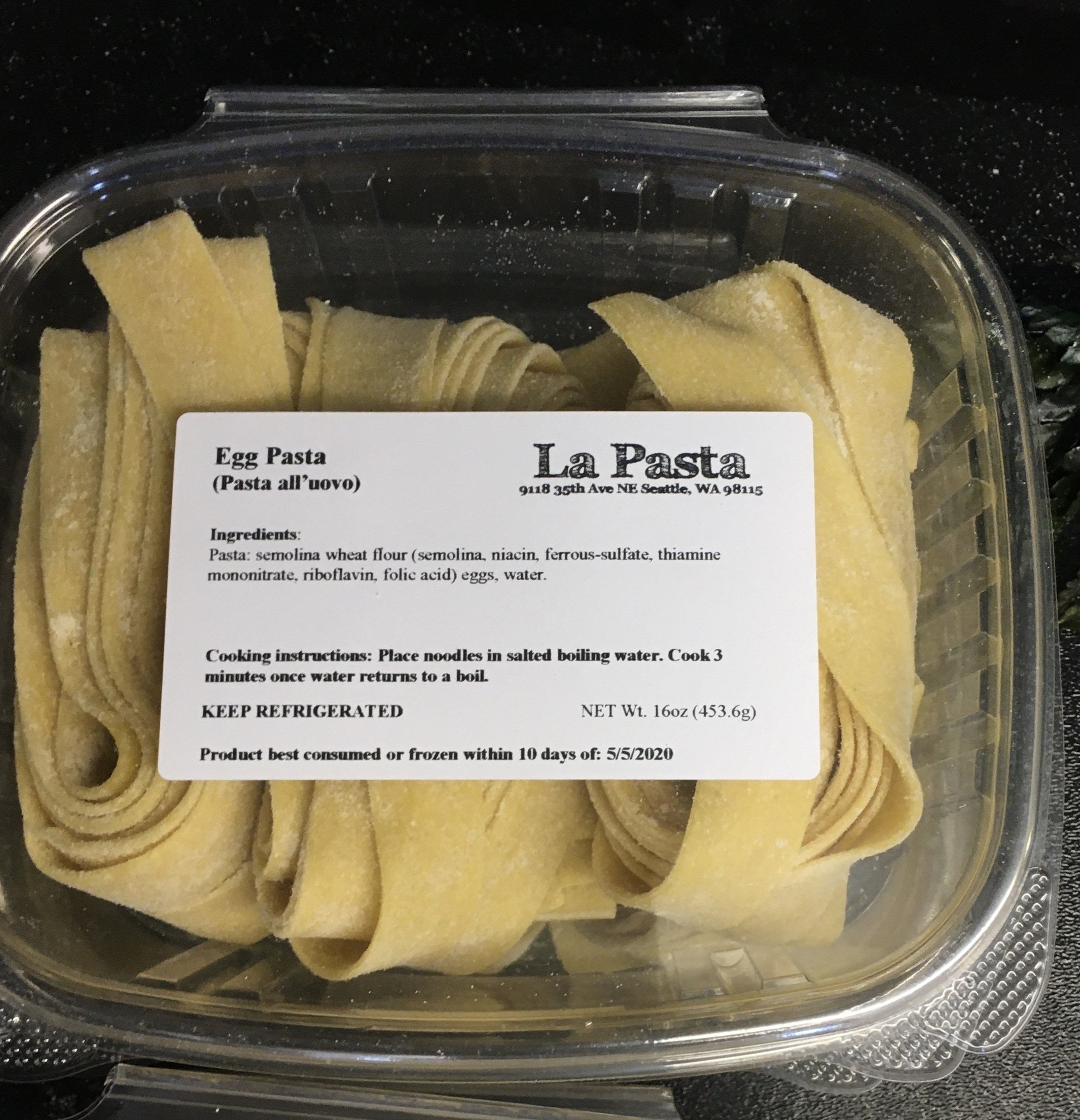 La Pasta! Fresh Pappardelle Pasta – Local Yokels